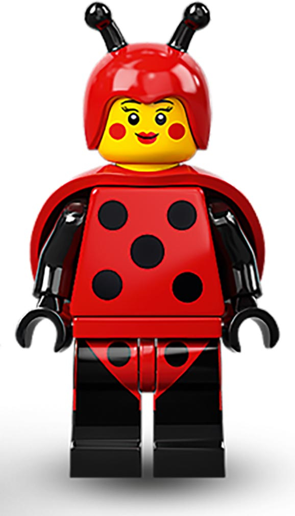 LEGO Minifigurák Ladybird Girl (21-es sorozat): 1.200 Ft