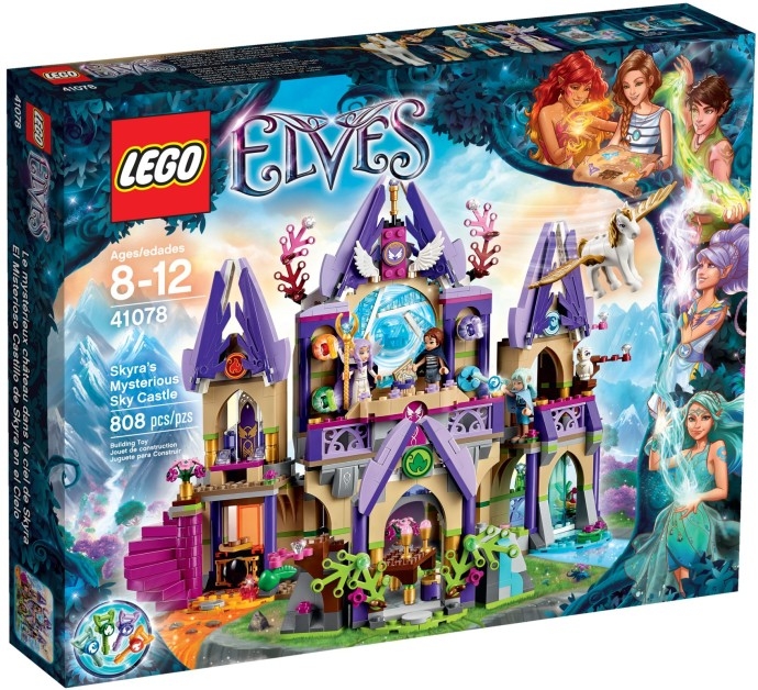 LEGO Elves Skyra titokzatos égi palotája és más LEGO Elves játékok