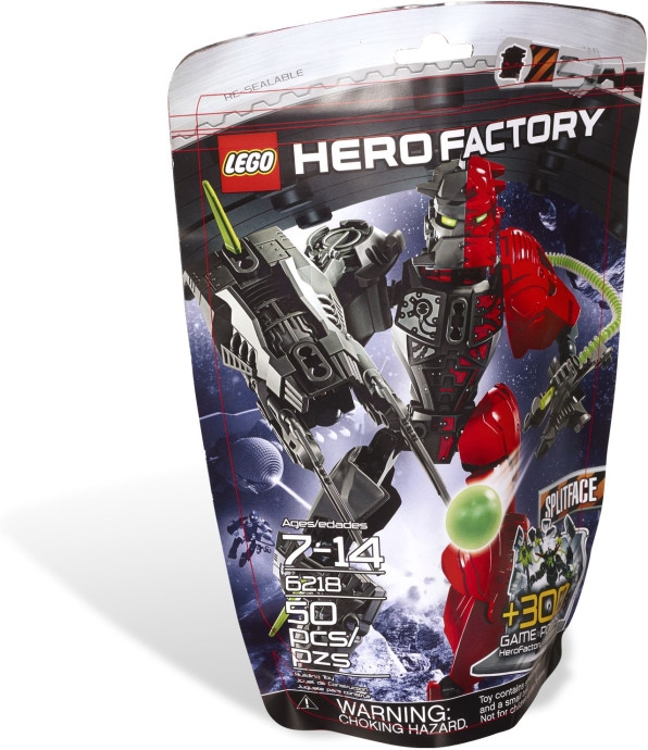 LEGO Hero Factory SPLITFACE és más LEGO Hero Factory játékok