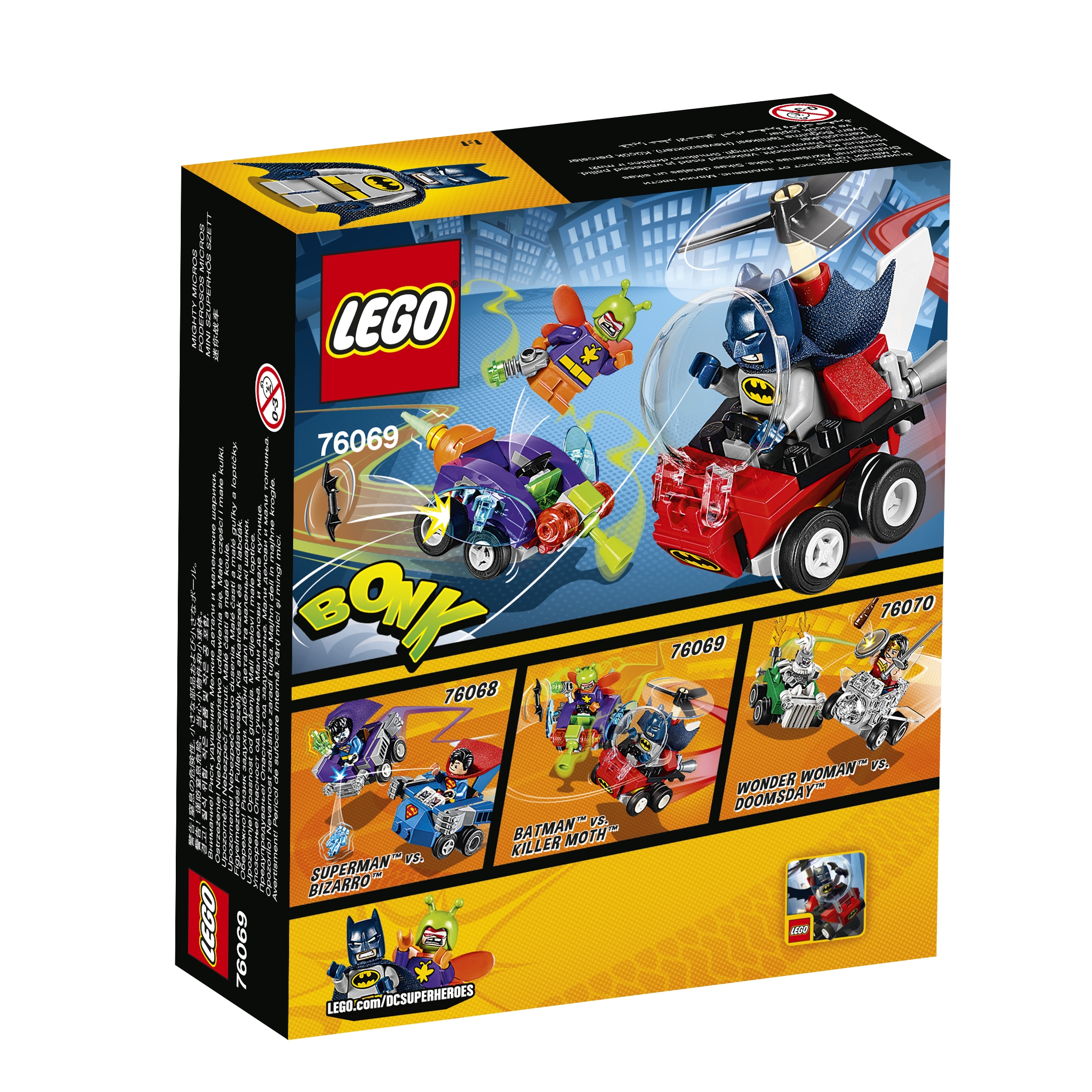 LEGO Super Heroes Mighty Micros: Batman és Killer Moth összecsapása és ...